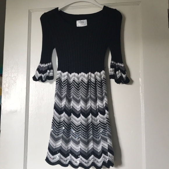 Justice | Dresses | Sparkly Knit Dress A Little Bit Fancy | Poshmark